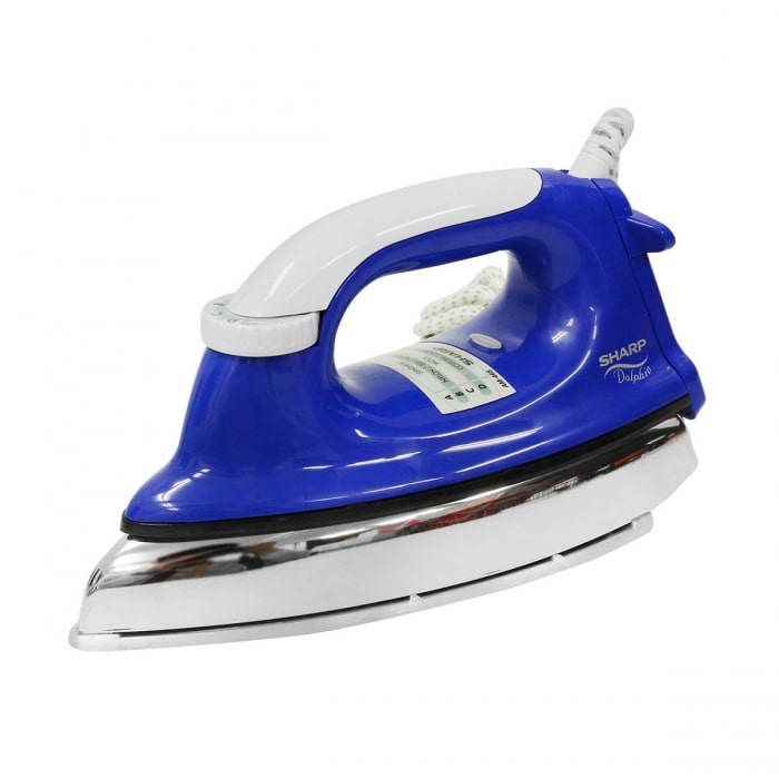 SHARP | Dry Iron 3.5 lbs. Model AM-465T Blue/Red – 1dayplusX
